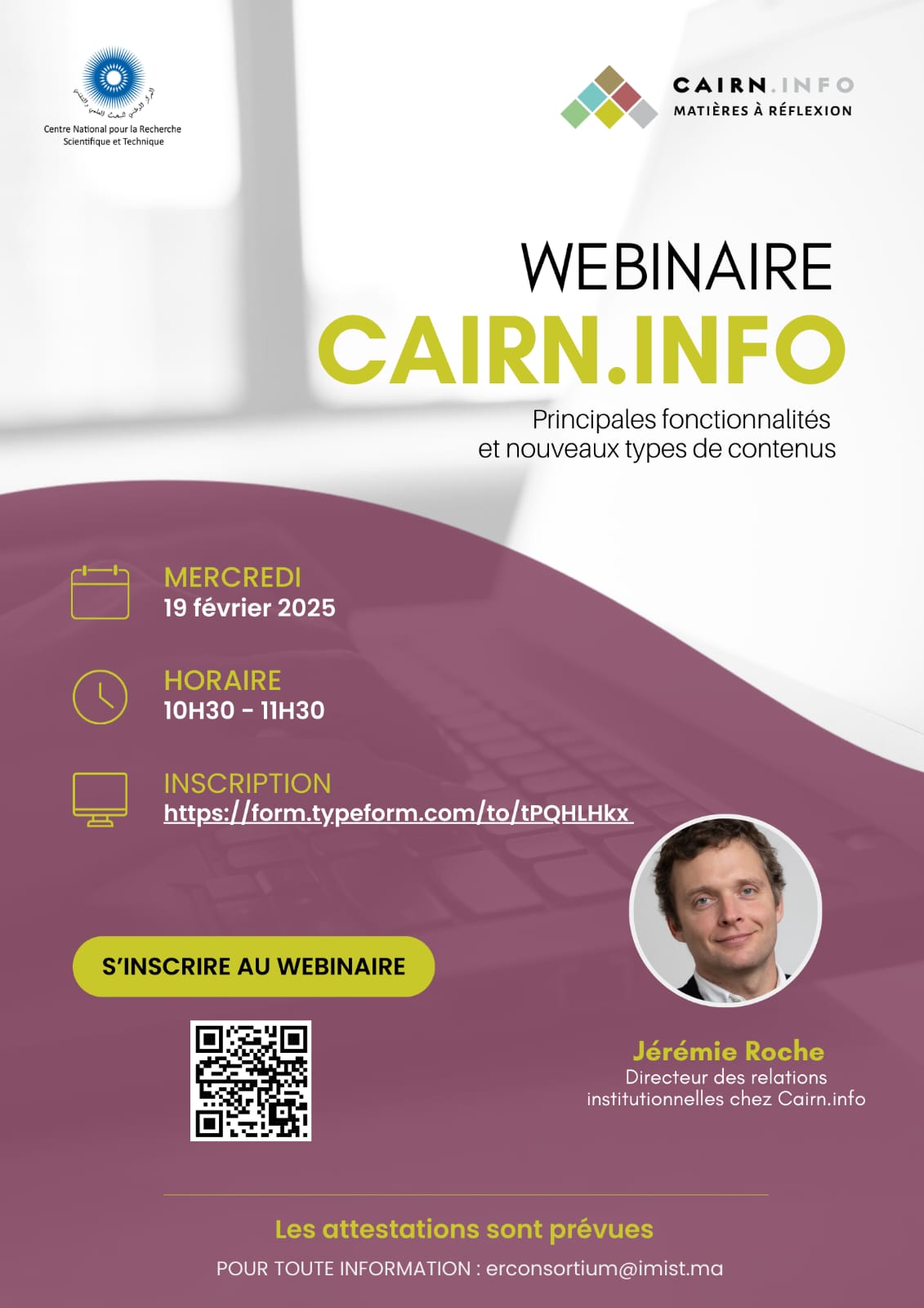 WEBINAIRE : CAIRN.INFO | Faculté des Sciences Juridiques, Economiques ...